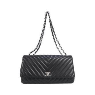 Chanel Pre-owned Lambskin Shoulder Bag - - Pre-owned - Damen - Schwarzk - ONE SIZE