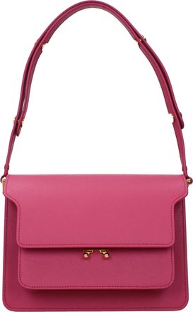 Marni Femmes Sacs &agrave; bandouli&egrave;re en cuir fuchsia