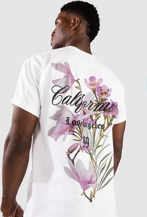Empyre La Floral Boxy T-Shirt white