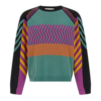 Kiko Kostadinov Kiko Kostadinov, Homme, Pulls, Multicolore, Taille: M Gizi Panelled Jacquard Knit Sweater
