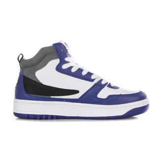 Fila Wei&szlig;e Mid-Sneaker mit Besticktem Logo - - Shoes - Herren - Blau - 41 EU
