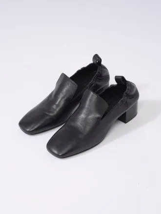 STUDIO NICHOLSON Leather Slip-On Loafer - Black