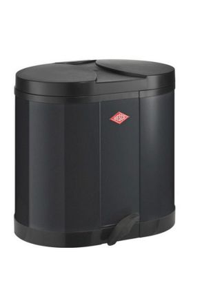 WESCO Abfallsammler &Ouml;kosammler 170, Schwarz, Kunststoff, 2X15 L, 45x43x36 cm, Made in Germany, K&uuml;chen, K&uuml;chenausstattung, M&uuml;lleimer