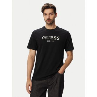 Guess T-Shirt M6YI41 K4227 Schwarz Regular Fit