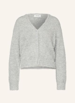 OPUS Strickjacke Diske grau