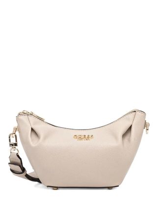 Guess Co sac &agrave; bandouli&egrave;re Amorette &agrave; fronces - Tons neutres