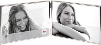 Walther Design Bilderrahmen silber 2X 10x15 cm Chloe Portraitrahmen WD215VS