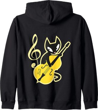 Pussy Deluxe Music Cat Kapuzenjacke