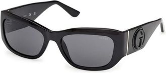 Guess Femme, Accessoires, Noir, Taille: 56 MM Gu00253 01A Lunettes de soleil