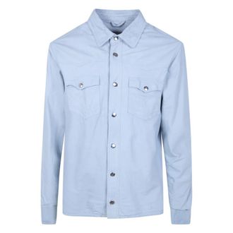 Giorgio Brato Homme, Chemises, Bleu, Taille: L Texas Shirt