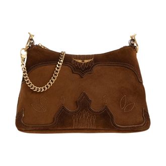 Zadig&Voltaire Femme, Sacs, Brun, Taille: ONE Size Sac Jim en Daim