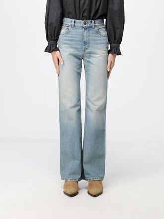 Chlo&eacute; Mid-Rise Straight-Leg Jeans aus Baumwolldenim
