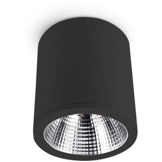 Leds - C4 Leds-c4 - Plafon Exit 25.9W Blanco Neutro - 4000K cri 80 Negro IP23 2284Lm