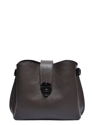 Luisa Vannini Kastanienbraun Rindsledertasche