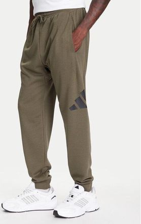 adidas Jogginghose Essentials Big Logo JE8970 Khakifarben Regular Fit