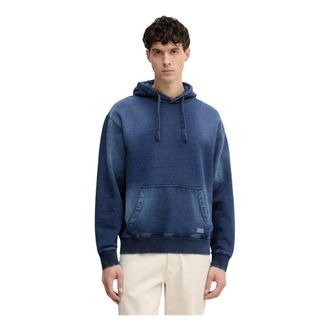 Guess Terry Hoodie - - Sweatshirts & Hoodies - Herren - Blau - XL