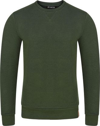 Riverso Pullover Herren RIVPhillip Regular Fit Sweatshirt Rundhals Langarm Grün 3XL, Größe:3XL, Farbe:Ivy Green (12400)