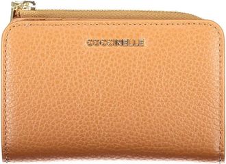 Coccinelle Femme, Accessoires, Brun, Taille: ONE Size Metallic Soft Wallet