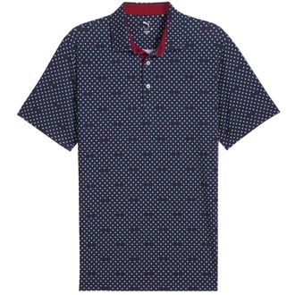 Puma Burgh Poloshirt f&uuml;r Herren, Performance (Dunkel-Marineblau/Wei&szlig;)