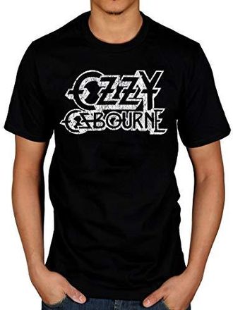 AWDIP T-shirt officiel Ozzy Osbourne vintage avec logo - Noir - Medium