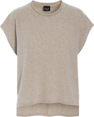 Bitte Kai Rand Femme, Pulls, Beige, Taille: 44 FR Tricot ras du cou
