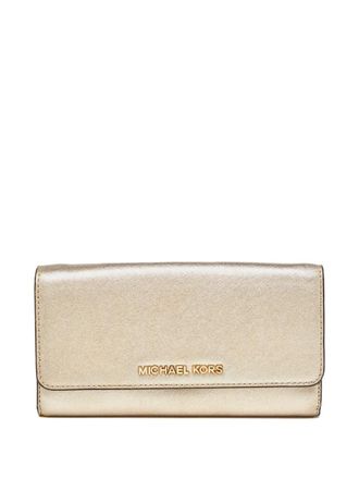 Michael Kors portefeuille Jet lot Travel en cuir - Jaune