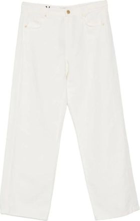 Max Mara Femme, Jeans, Blanc, Taille: 38 FR Jeans droits