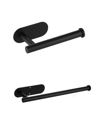 Generic Selbstklebender K&uuml;chenpapierhalter, Toilettenpapierhalter, kompatibel mit Taschentuchhalter, Kunststofffolienst&auml;nder, Papierhandt&uuml;cher halten wasserdi