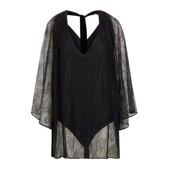 Nina Ricci Spitzencape - - Tops - Damen - Schwarzk - S