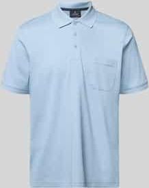Ragman Relaxed Fit Poloshirt aus Baumwoll-Mix