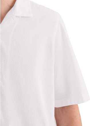 Seidensticker Chemise droite manches courtes en coton