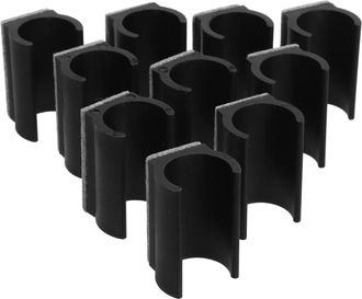 DOITOOL 10 St&uuml;ck Filz M&ouml;belgleiter U F&ouml;rmig 22mm rutschfeste Stuhlbeinkappen mit Kunststoff Bodenschoner f&uuml;r Hartholzb&ouml;den und St&uuml;hle Ger&auml;uschd&auml;mpfend und Kra