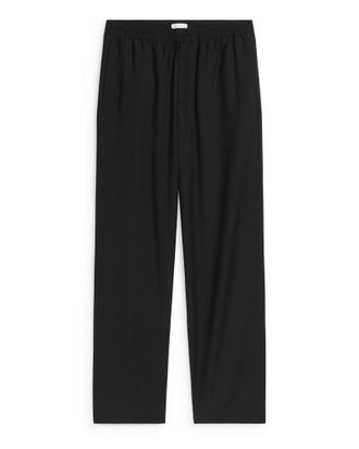 Arket Weite Wollhose -Schwarz