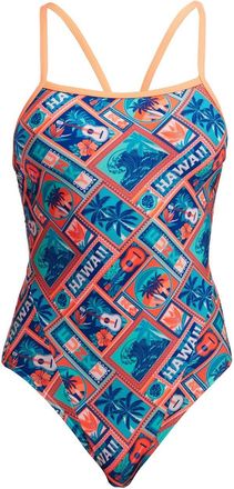 Funkita Tiki Tango Badeanzug Damen/Frauen chlorresistent schnelltrocknend, Größe:40