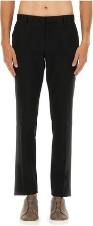 Ermenegildo Zegna Homme, Pantalons, Noir, Taille: XL Pantalon en coton premium