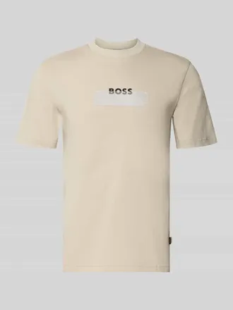 Boss Orange by Hugo Boss Regular Fit T-Shirt aus reiner Baumwolle Modell Te_LOGOTAPE