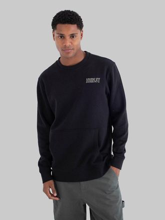 Hurley Hurley Fleece Top Printing Press Species Crew Sweater black