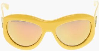 Dsquared2 Solid Color Sunglasses with Mirrored Lenses size 59