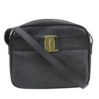 Ferragamo Pre-owned Vara Schultertasche - - Pre-owned - Damen - Schwarzk - ONE SIZE