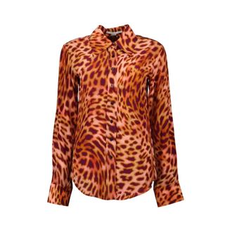 Stella McCartney Leopardenmuster-Shirt - - Blouses & Shirts - Damen - Orange - XS