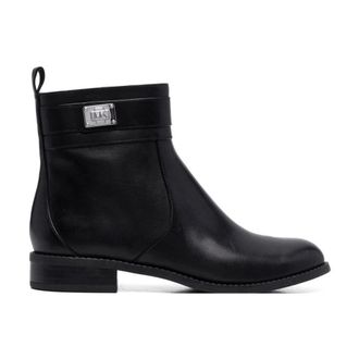 Michael Kors Schwarze Ankle Boots mit Riemen - - Shoes - Damen - Schwarzk - 37 EU
