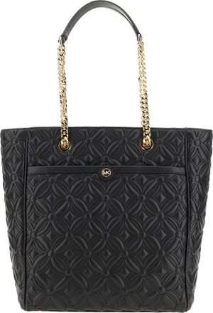 Michael Michael Kors grand sac à main matelassé Blaire à bride en chaîne - Noir