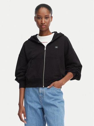 Calvin Klein Jeans Sweatshirt LV047C216G Schwarz Regular Fit