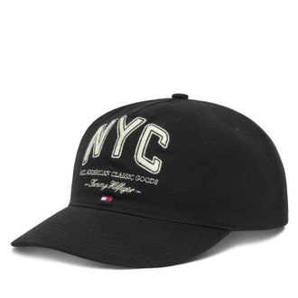 Tommy Hilfiger Cap Tommy Hilfiger Flag Seasonal 5 Panel AM0AM13562 Schwarz