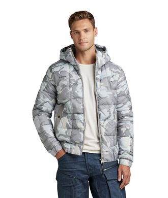 G-Star G Star RAW Mens Meefic sqr Quilted HDD JKT Jacket, Multicolor (cool Grey Woodland camo C441-D436), XXL