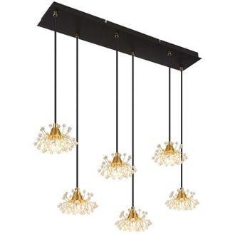 Globo Lighting Globo Lighting - Lampe &agrave; suspension lampe suspendue lampe de plafond lampe de salle &agrave; manger cristaux couleur or