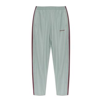 Palm Angels Urban Track Logo Sweatpants - - Trousers - Herren - Gr&uuml;n - S