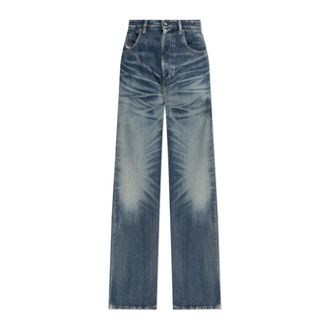 Diesel Wide Jeans - Homme - Jeans - Bleu - Taille: W30 L32