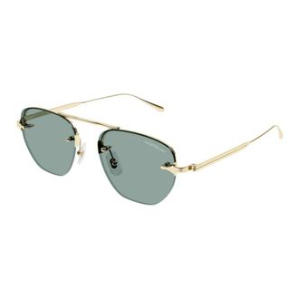 Montblanc Montblanc, Homme, Accessoires, Jaune, Taille: 52 MM Mb0404S 003 Lunettes de soleil