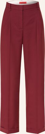 Max & Co. Max & Co. Marlenehose Aus Flanell rot